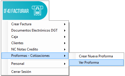 CREAR PROFORMA | DESK - Wolk Software